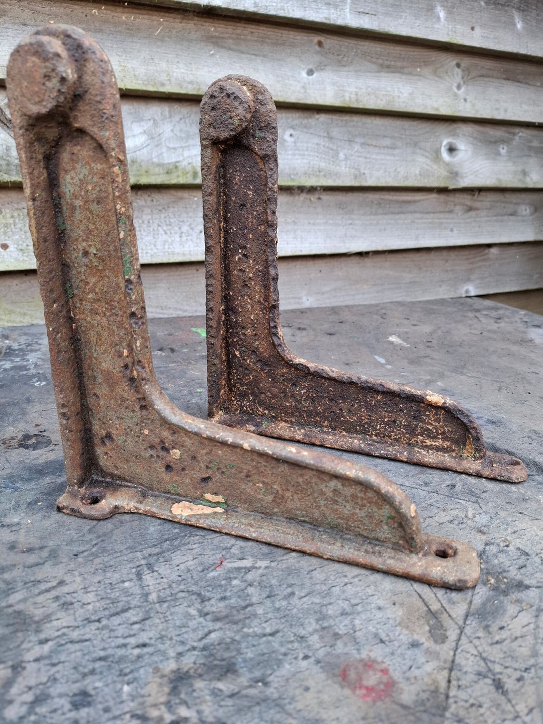 Victorian Cast Iron Cistern Brackets. - Etsy