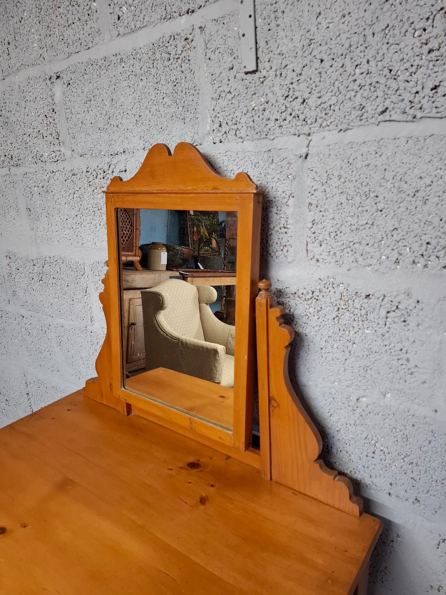 Victorian Pine Dressing Table - Etsy