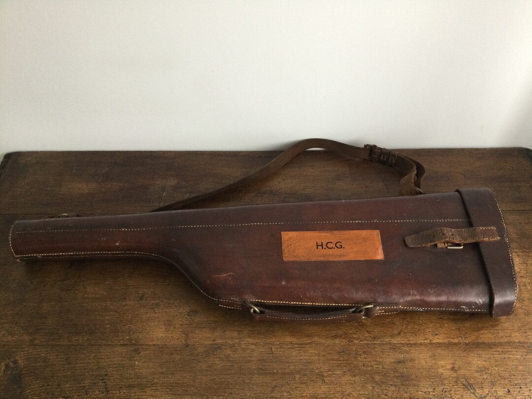 Antique Leg of Mutton Leather Gun Case. - Etsy