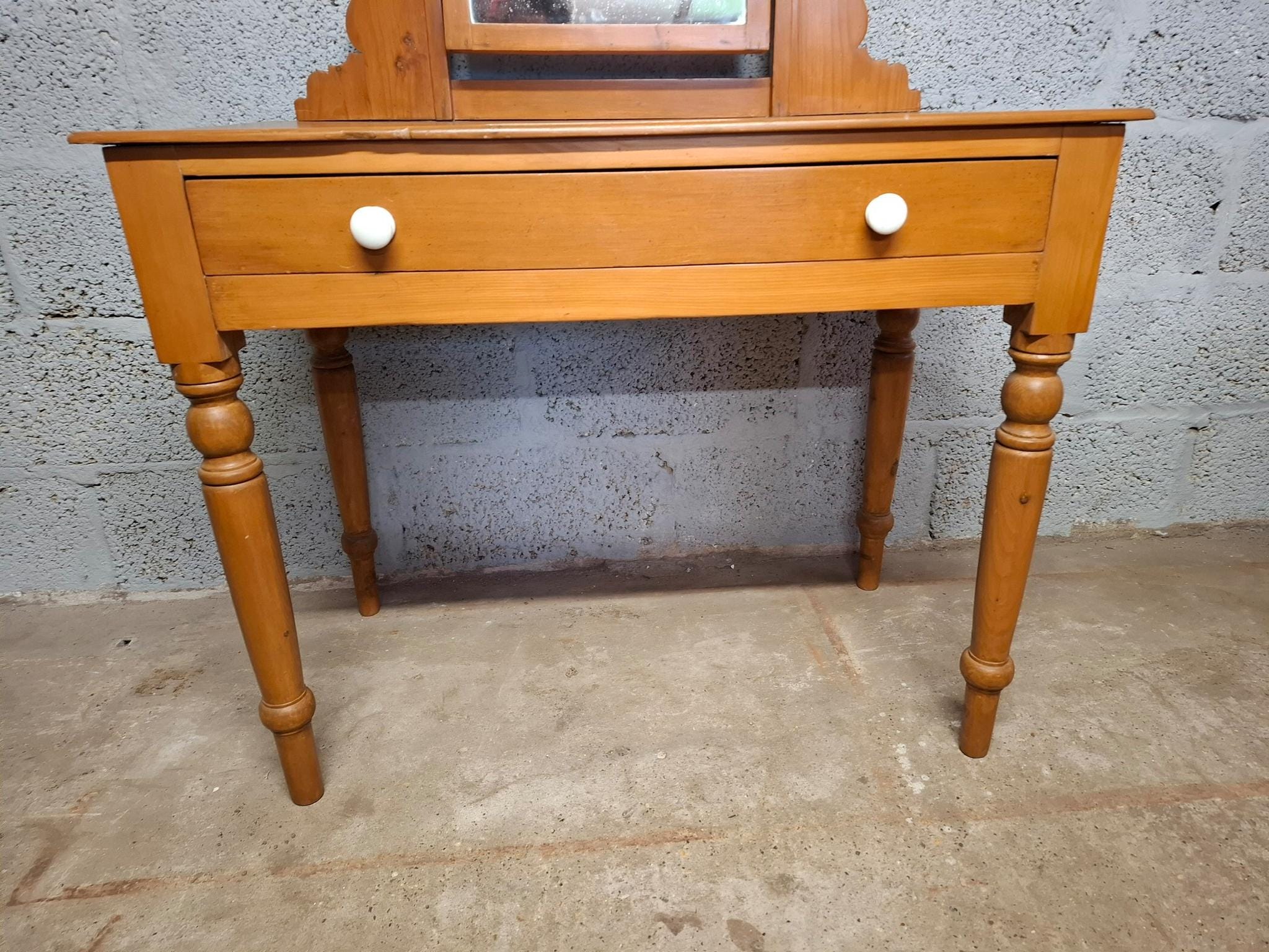 Victorian Pine Dressing Table - Etsy