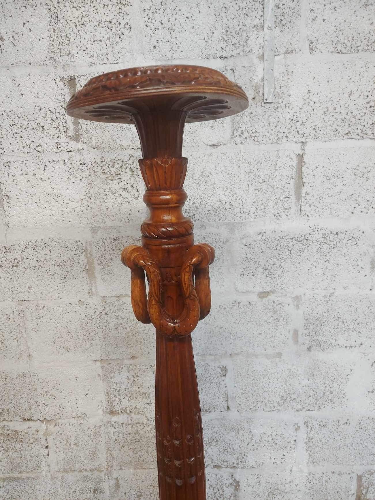 Church Carved Oak Paschal Candle Stand - Etsy UK