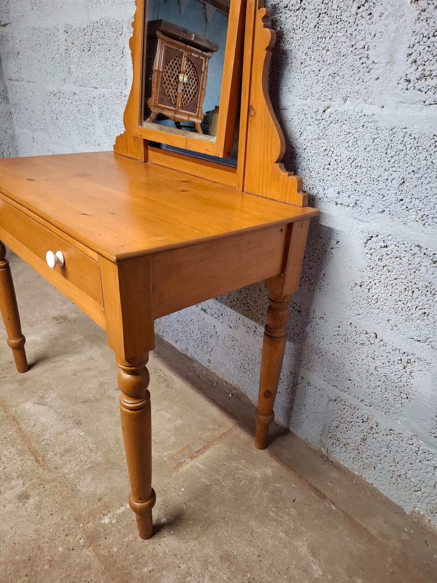 Victorian Pine Dressing Table - Etsy