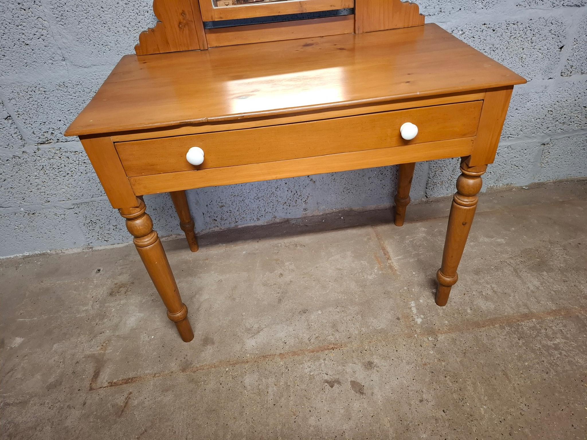 Victorian Pine Dressing Table - Etsy