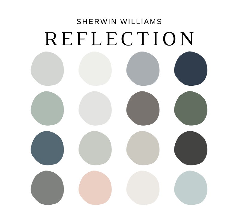 Sherwin Williams REFLECTION Interior Paint, Neutral Wall Paint, Home ...