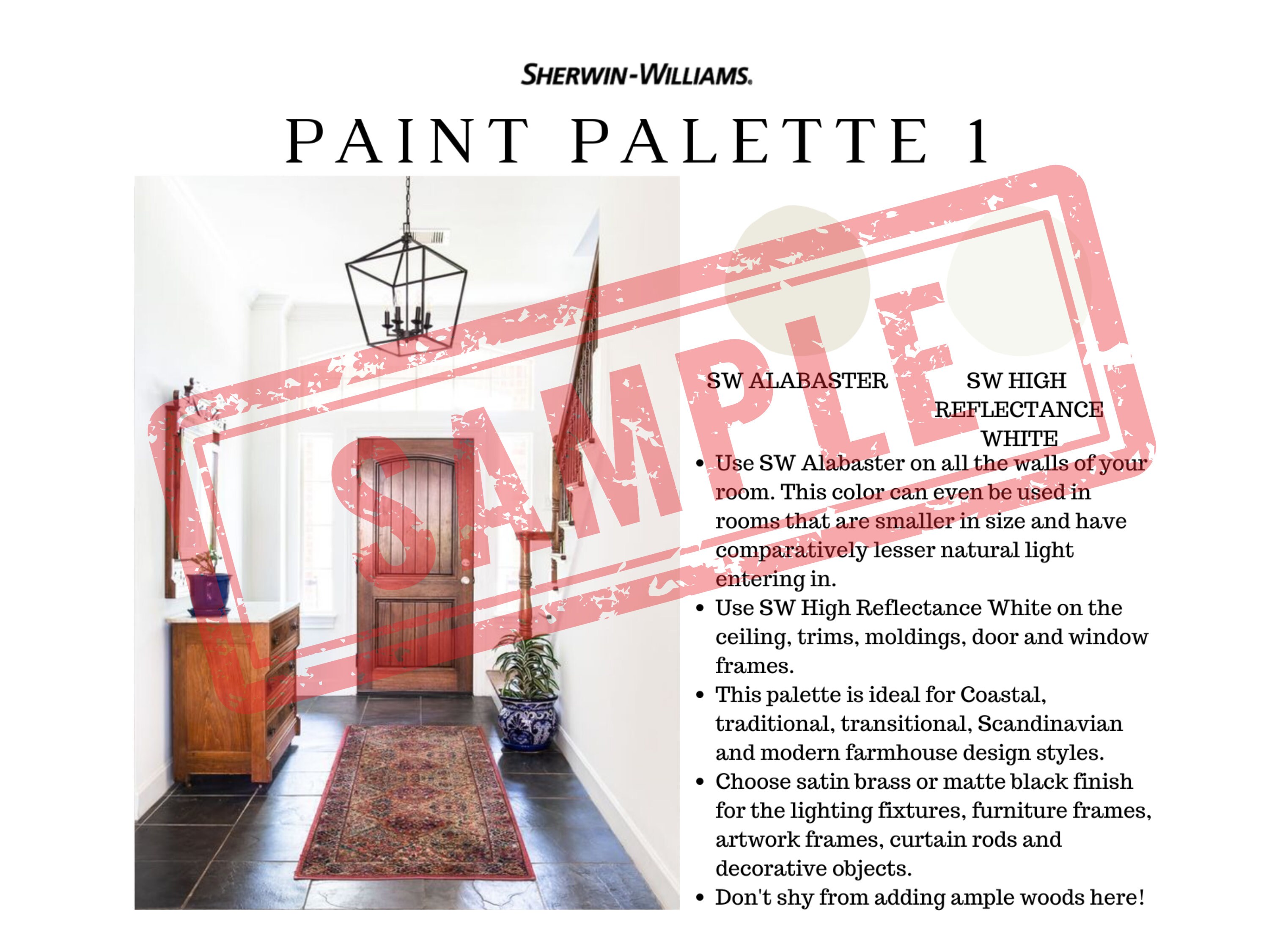 Sherwin Williams UPWARD Paint Color Palette Color of the Year - Etsy UK