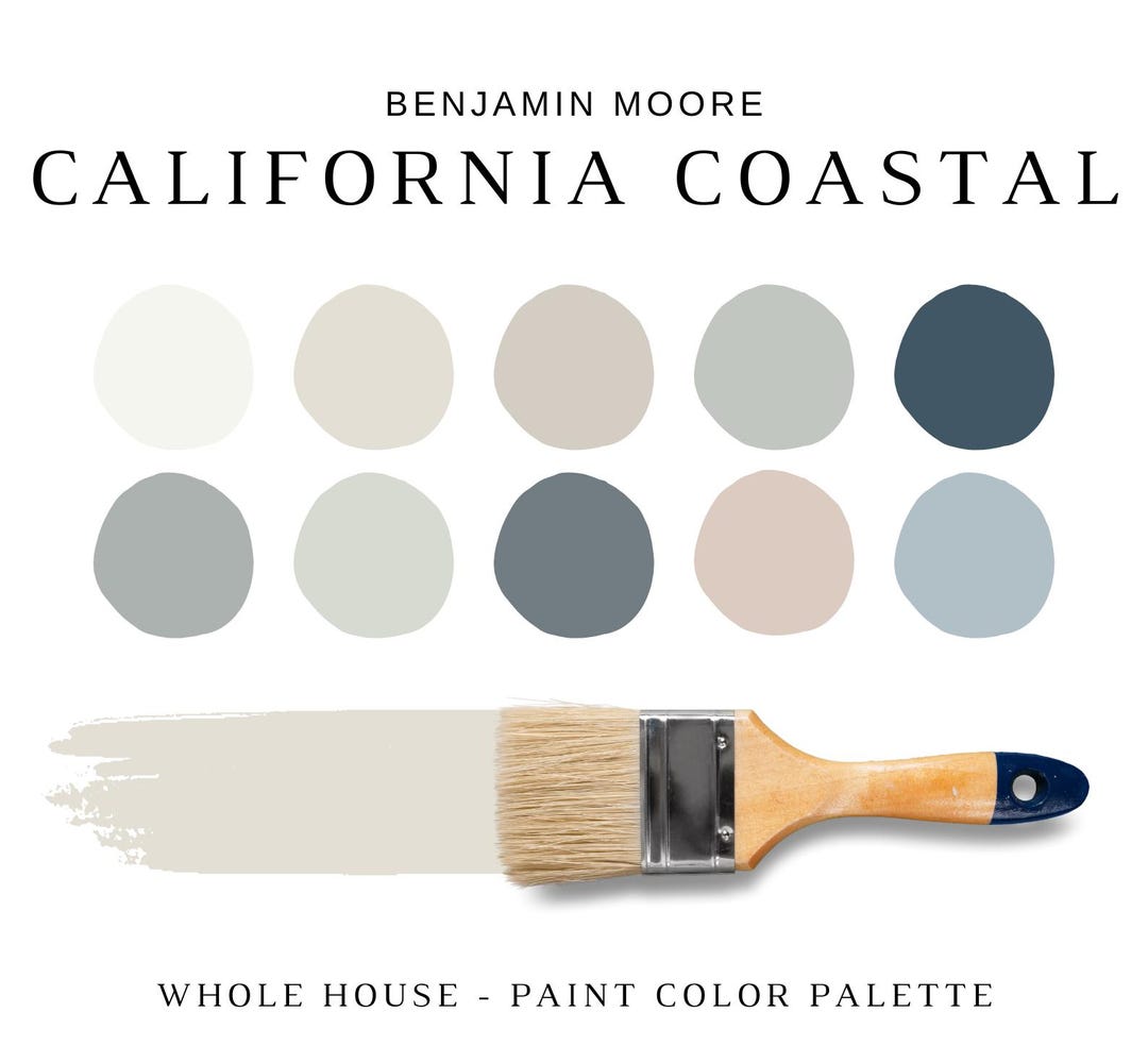 CALIFORNIA COASTAL Benjamin Moore Color Palettes, Benjamin Moore ...