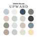 Sherwin Williams UPWARD Paint Color Palette Color of the Year - Etsy UK