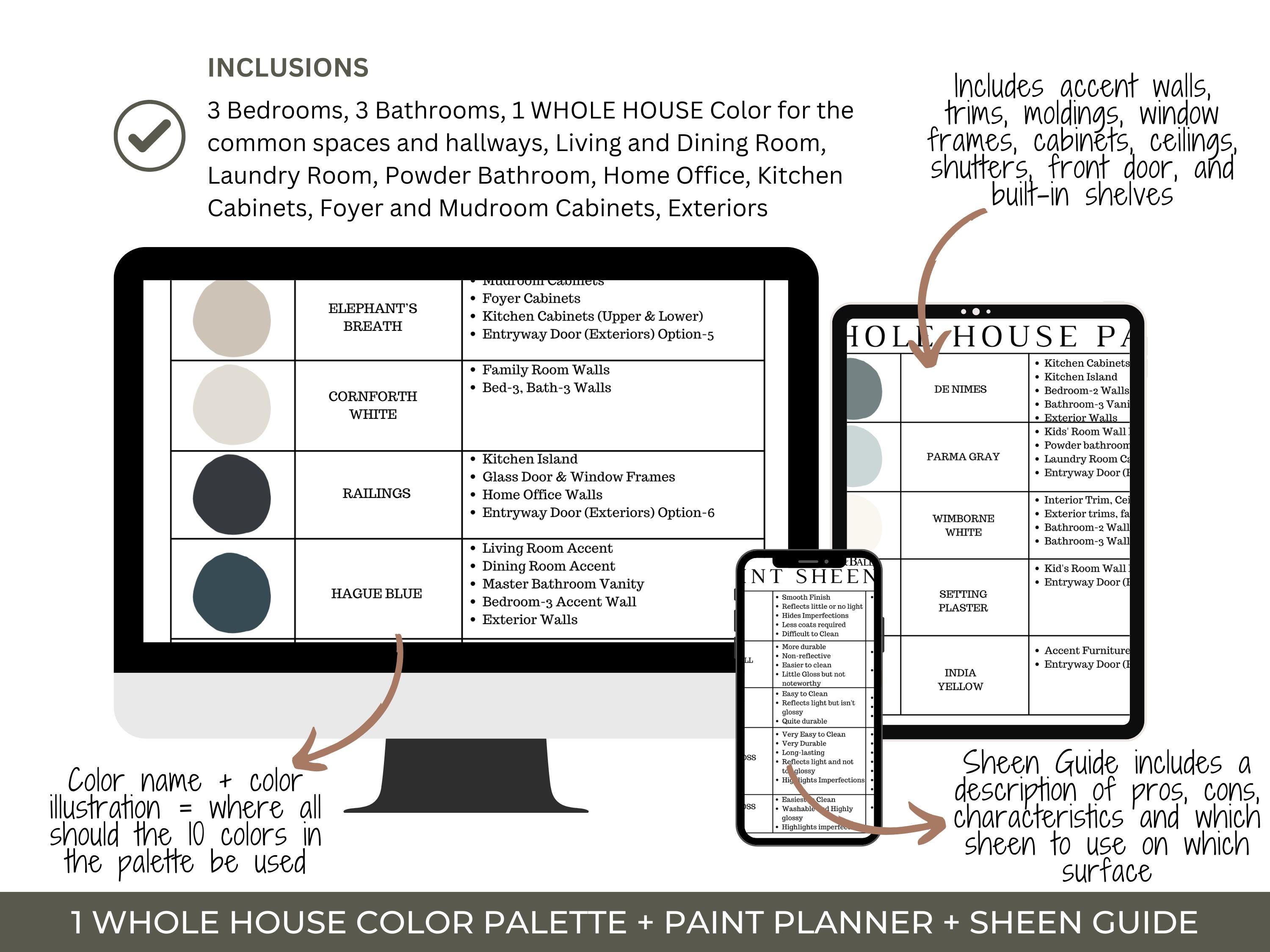 Farrow and Ball HAGUE BLUE Color Palettes, Hague Blue Kitchen ...