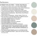 Sherwin Williams RAINWASHED Color Palette, Beach House Colors, Coastal ...