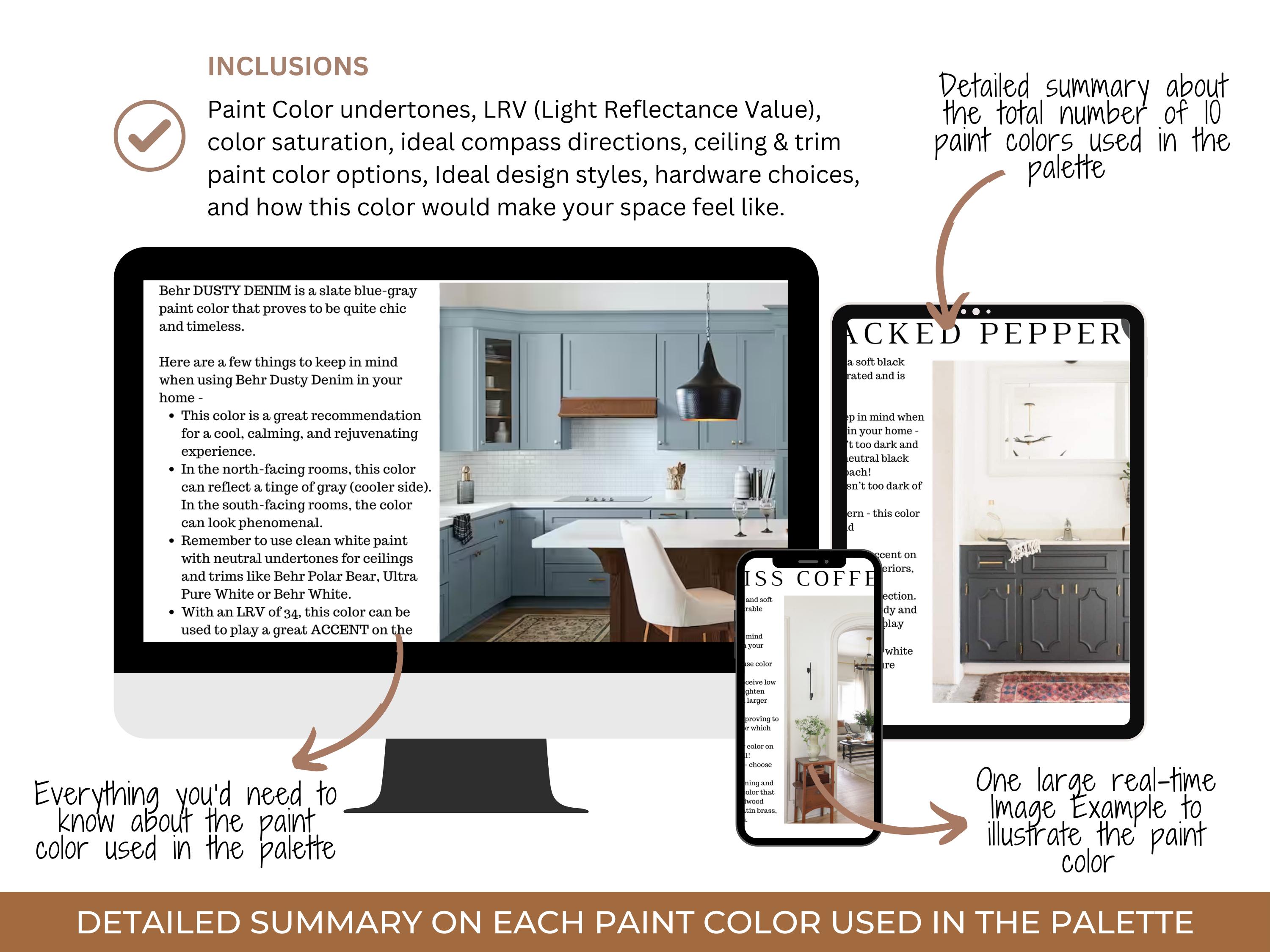 Behr WHEAT BREAD Paint Color Palette, Neutral Wall Color, Coordinating ...