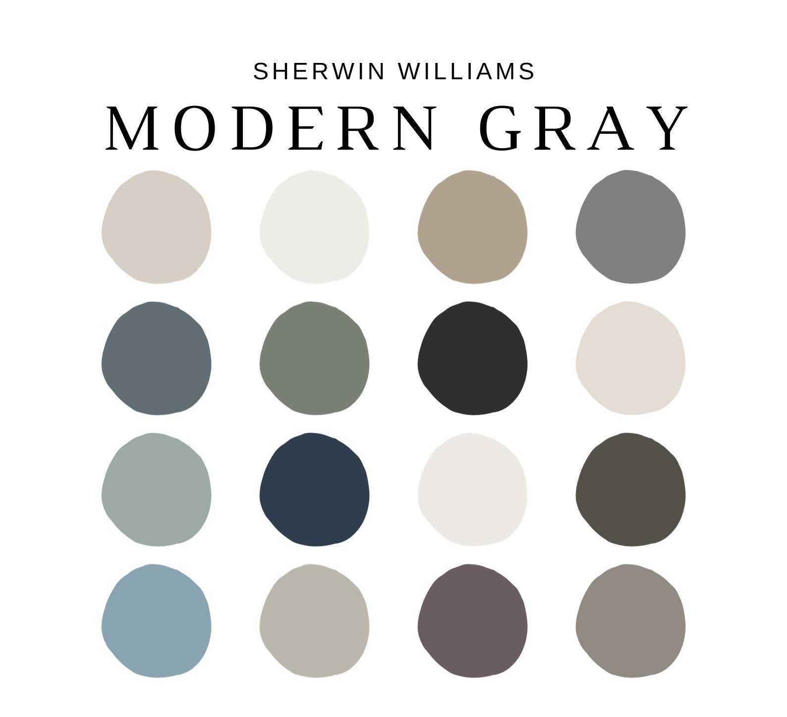 Carta De Colores Gris De Sherwin Williams Pintura Alta Calidad Sherwin
