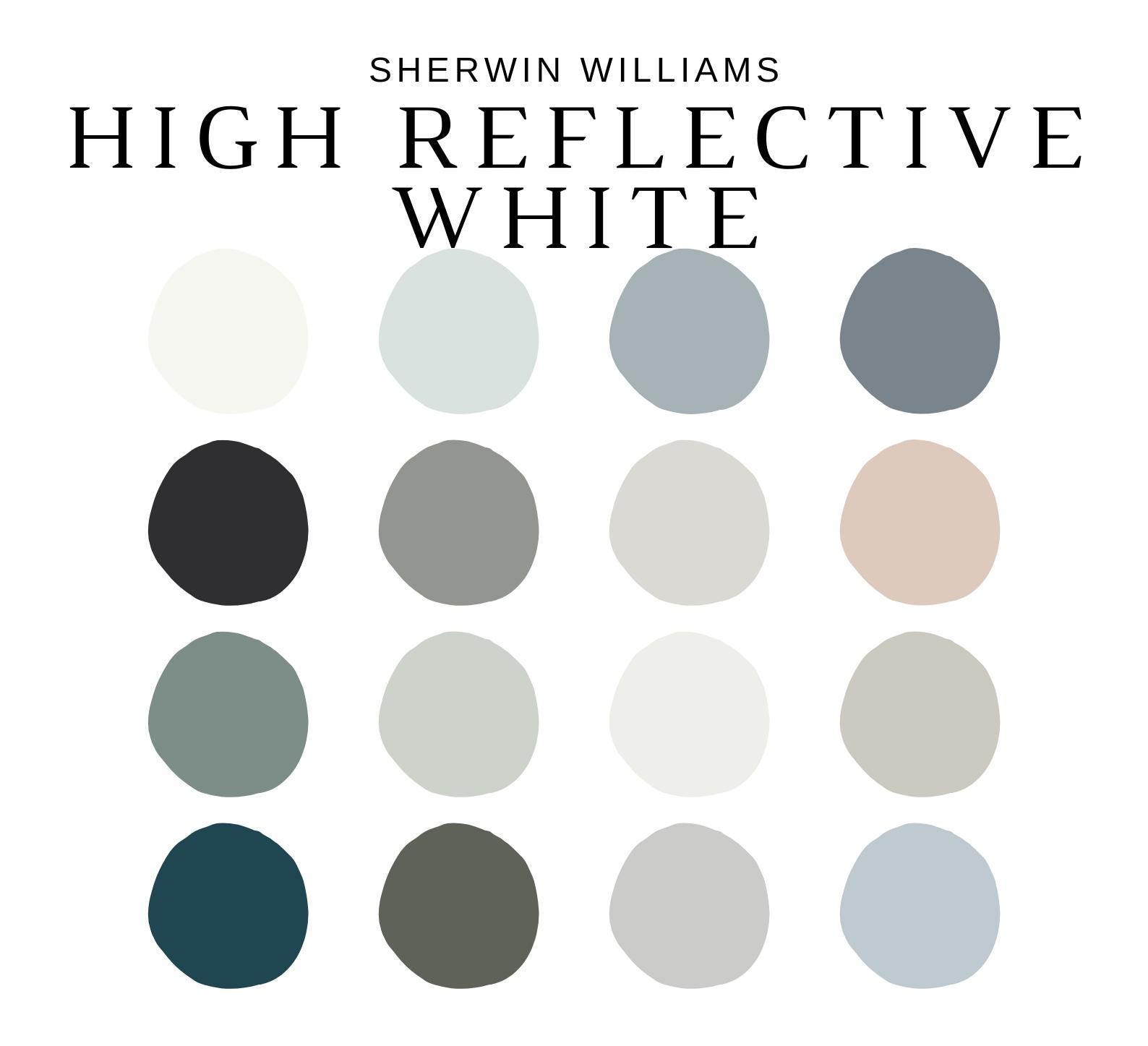 Sherwin Williams HIGH REFLECTIVE WHITE Paint, Coordinating Paint for ...