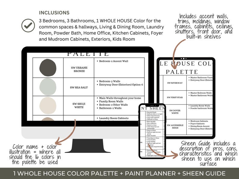 BALANCED BEIGE Sherwin Williams Paint Palette, Warm Neutral, Balanced ...