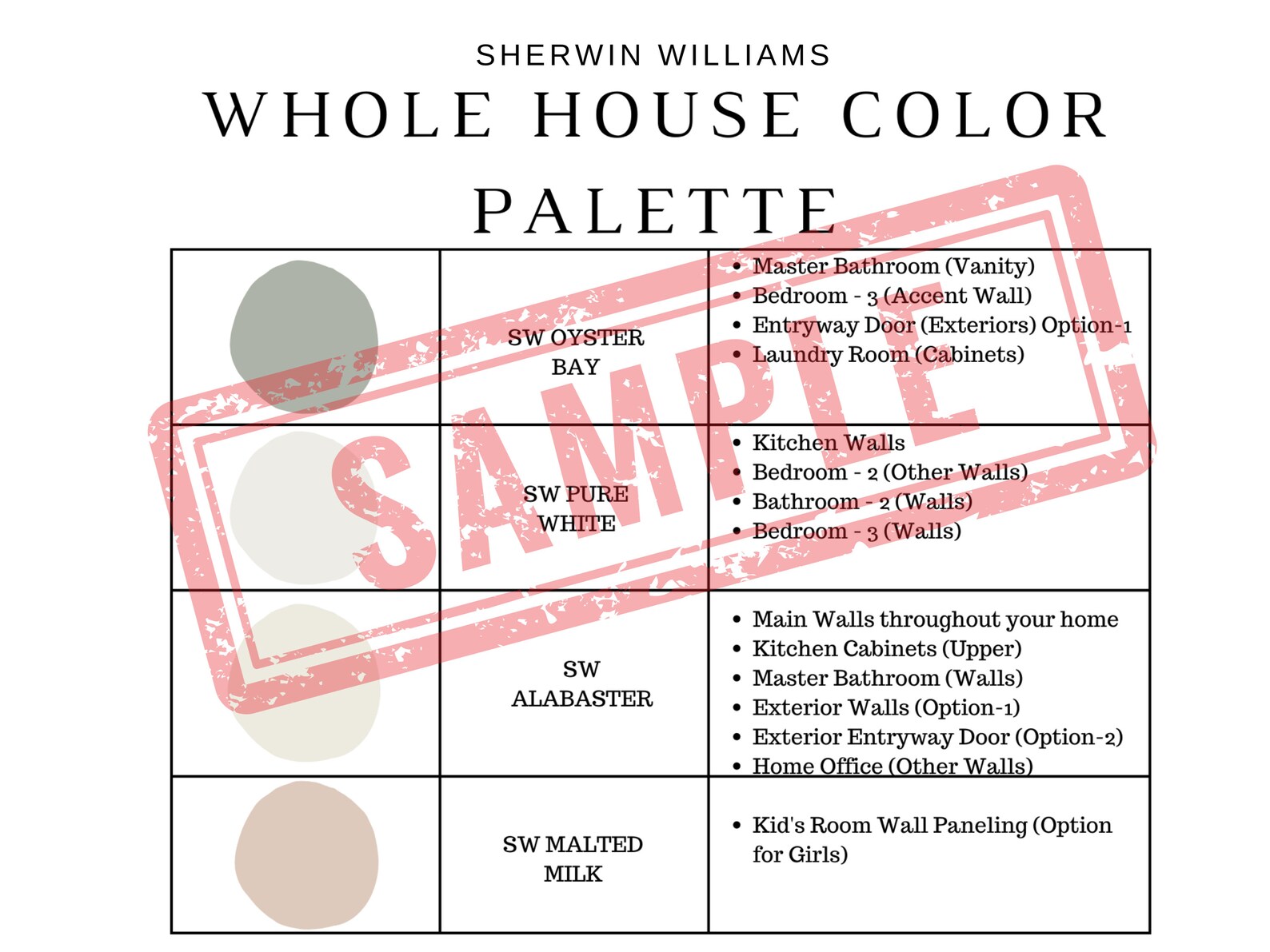 Sherwin Williams SILVERMIST Paint Color Palette, SW Coastal Beach House ...