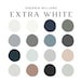 EXTRA WHITE Color Palette Sherwin Williams , Best White Wall Color ...
