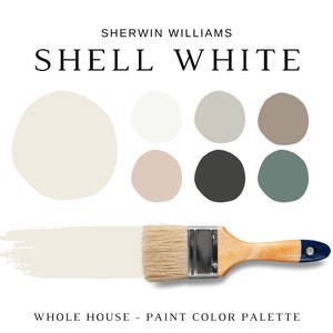 SHELL WHITE Sherwin Williams Color Palette, SW Shell White Paint ...