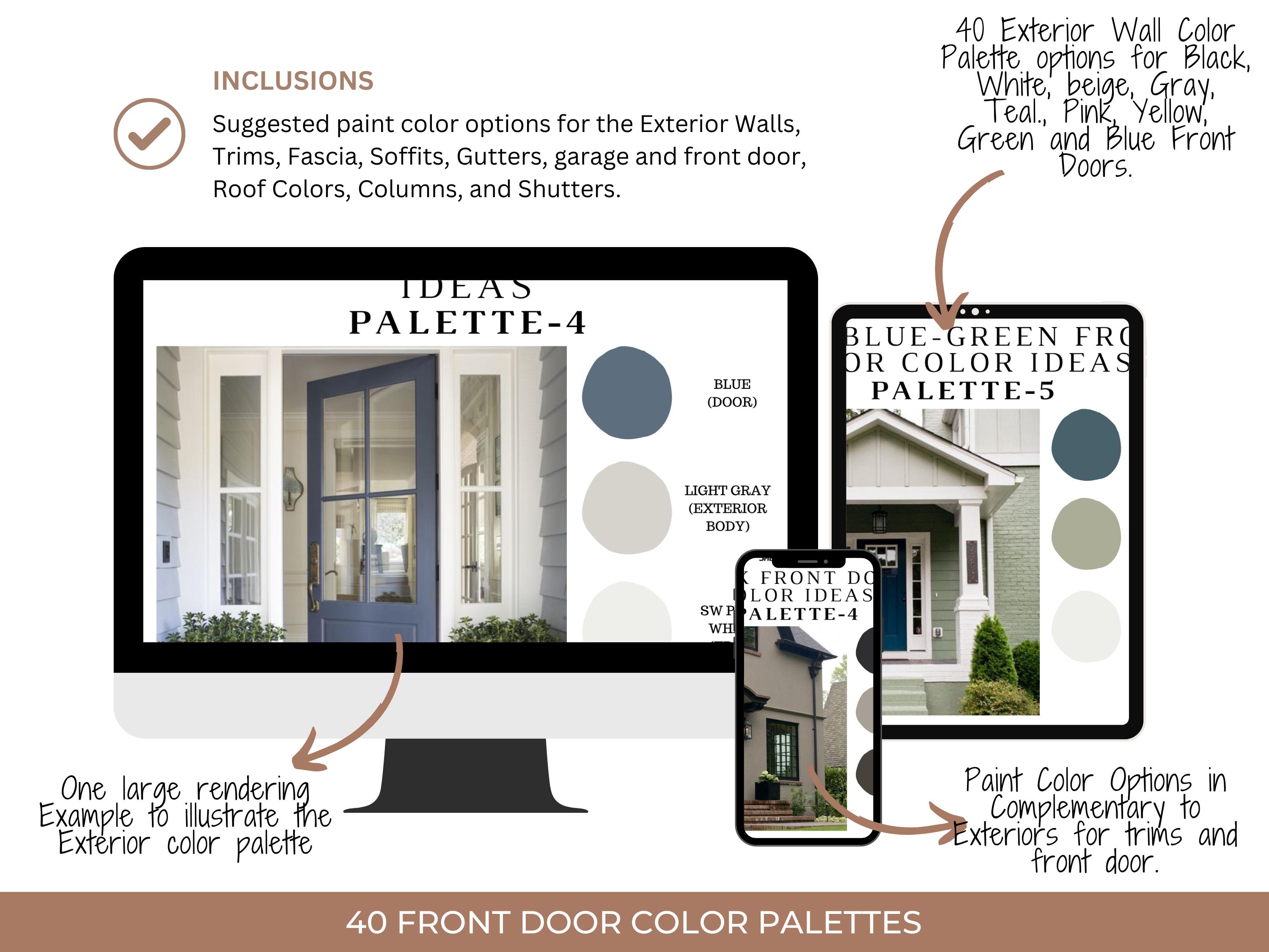 Sherwin Williams FRONT DOOR COLORS, 50 Exterior Door Colors, Best Front ...