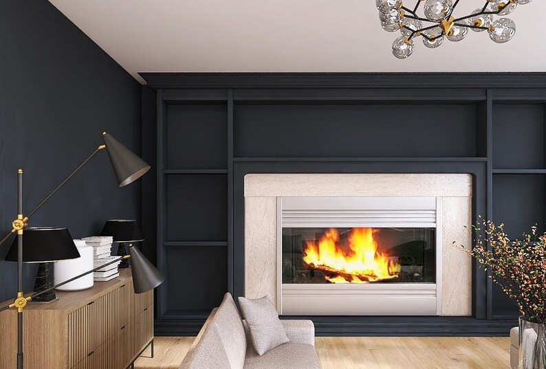 Sherwin Williams CYBERSPACE Color Scheme, Cool Neutral Paint, Blue ...