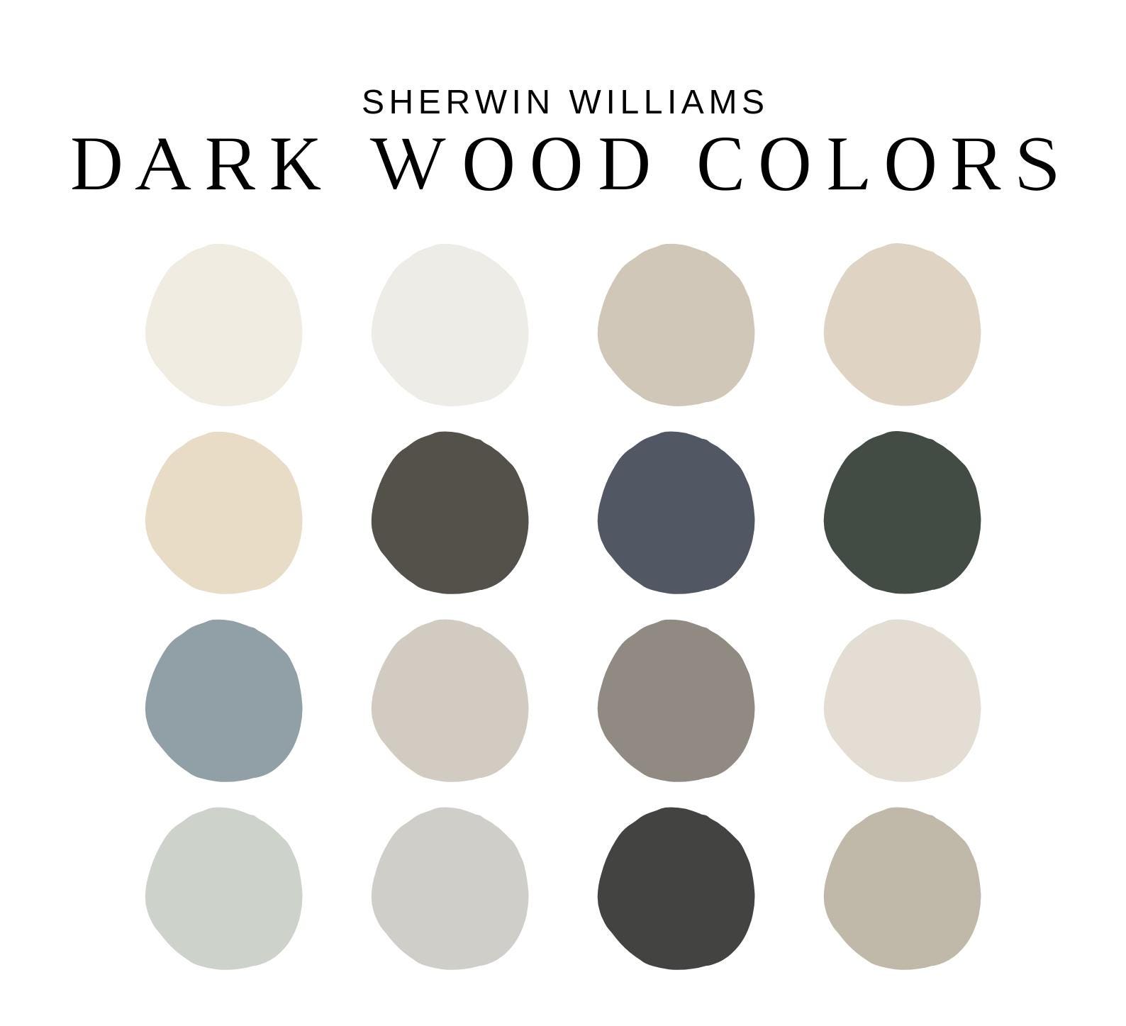 Sherwin Williams Neutrals for DARK Hardwood Floors & Cabinets, DARK ...