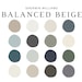 BALANCED BEIGE Sherwin Williams Paint Palette, Warm Neutral, Balanced ...