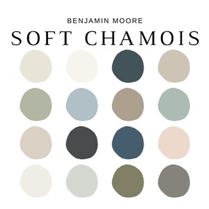 Benjamin Moore SOFT CHAMOIS Color Palette, Modern Color Scheme, Soft ...