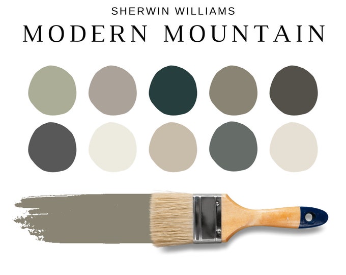 Sherwin-williams Mountain Road Color Palette, Mountain House, Neutral ...