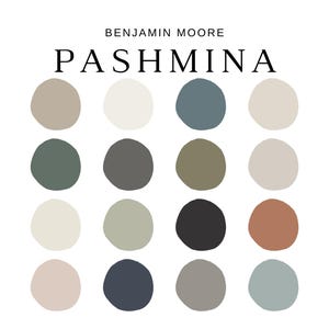 Benjamin Moore PASHMINA Color Palette, Benjamin Moore Neutral Color ...
