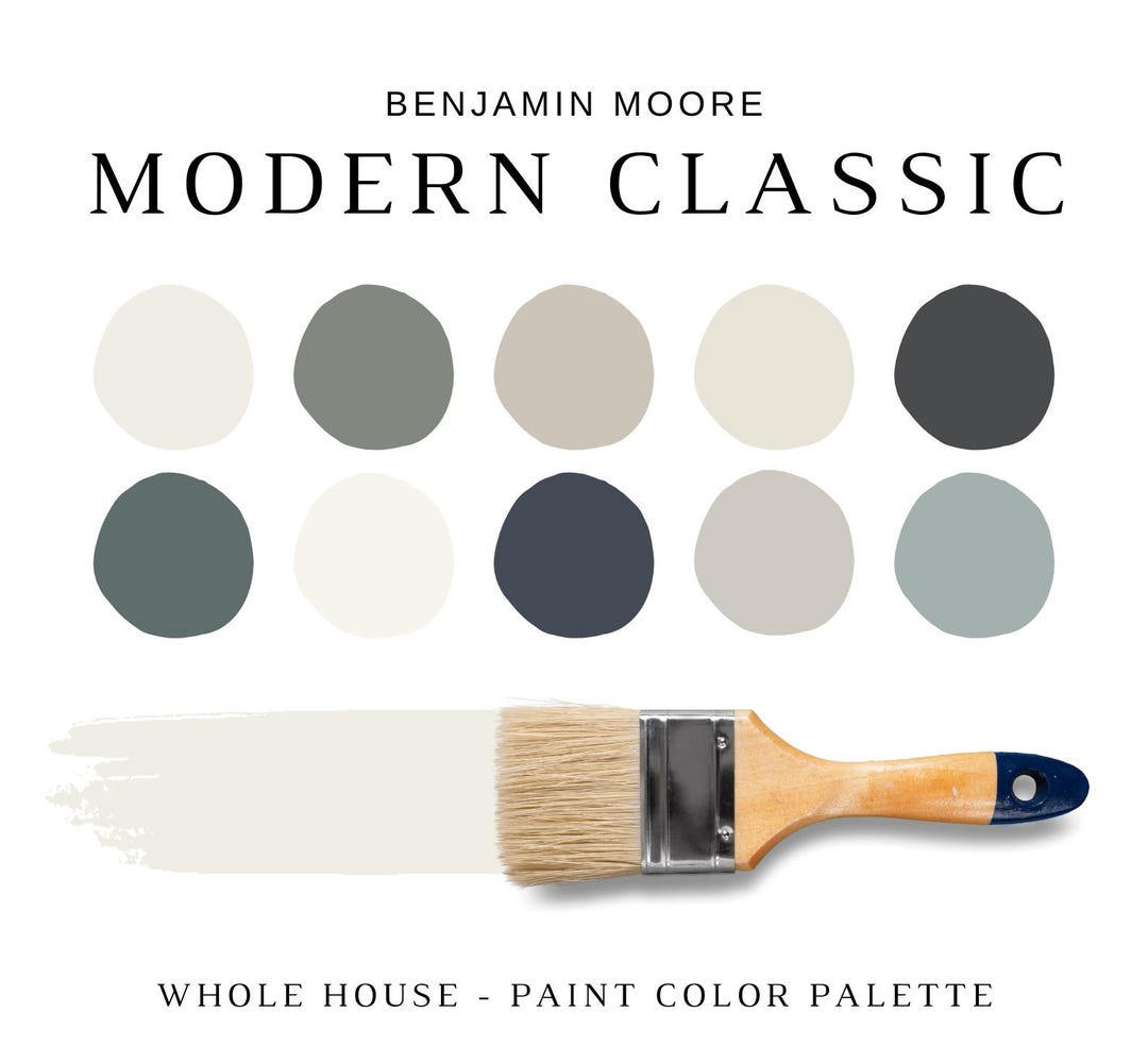 Benjamin Moore MODERN CLASSIC Color Palettes, MODERN Color Palettes ...