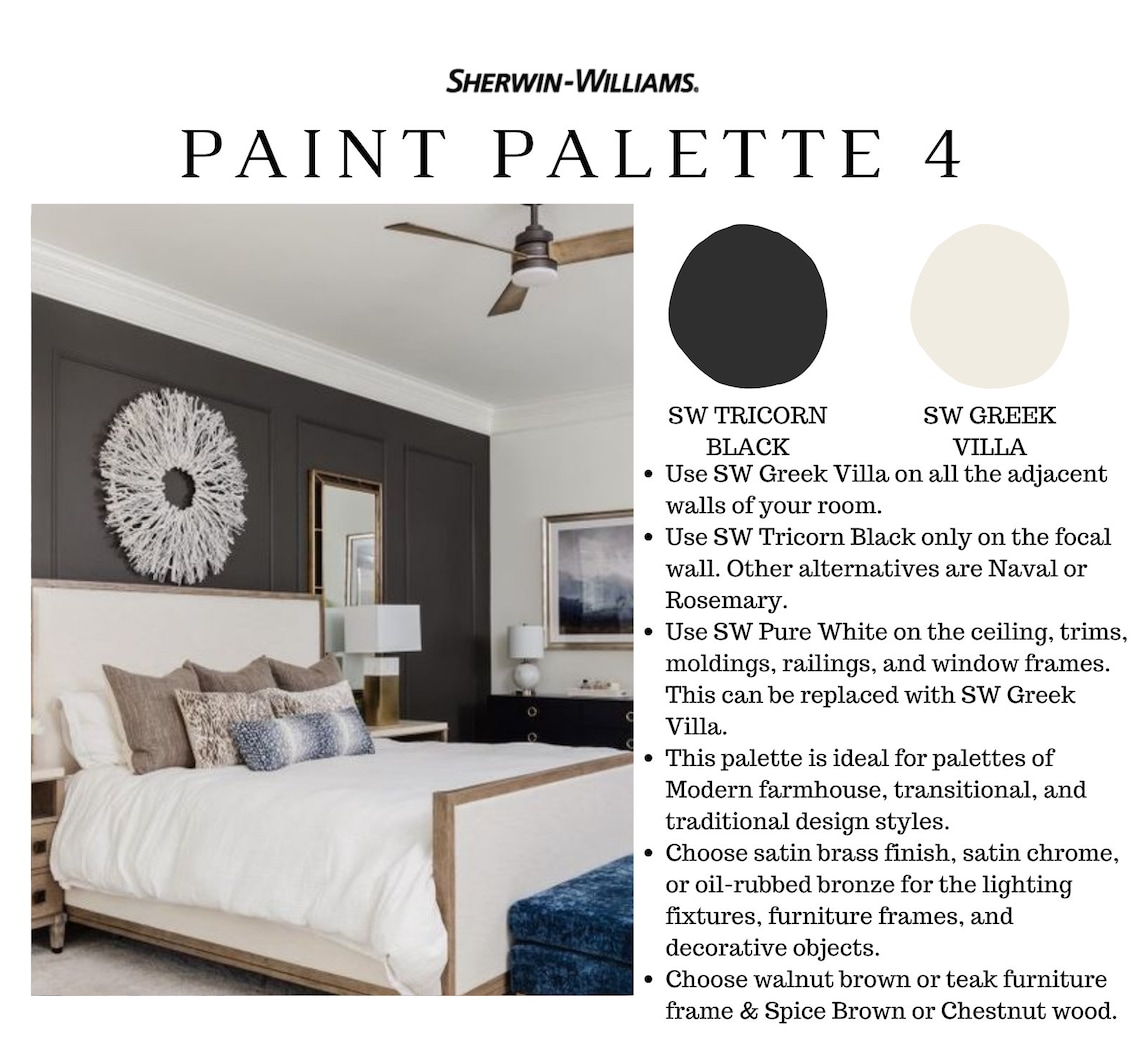 Sherwin Williams GREEK VILLA Paint Palette Cabin Paint - Etsy