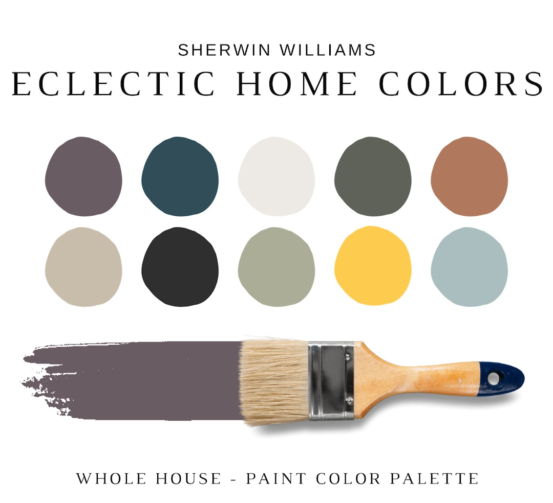 Sherwin Williams ECLECTIC Color Palette, Eclectic Home Paint Colors ...