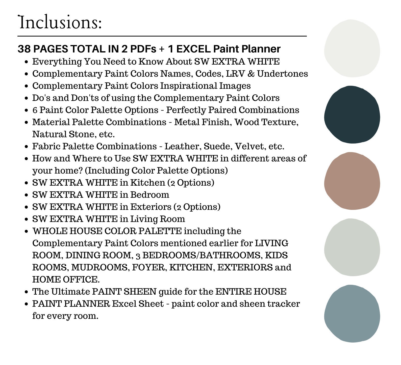 EXTRA WHITE Color Palette Sherwin Williams , Best White Wall Color ...