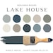 Benjamin Moore LAKE HOUSE Paint Palette, Lake Home Paint Colors ...