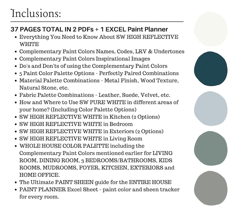 Sherwin Williams HIGH REFLECTIVE WHITE Paint, Coordinating Paint for ...