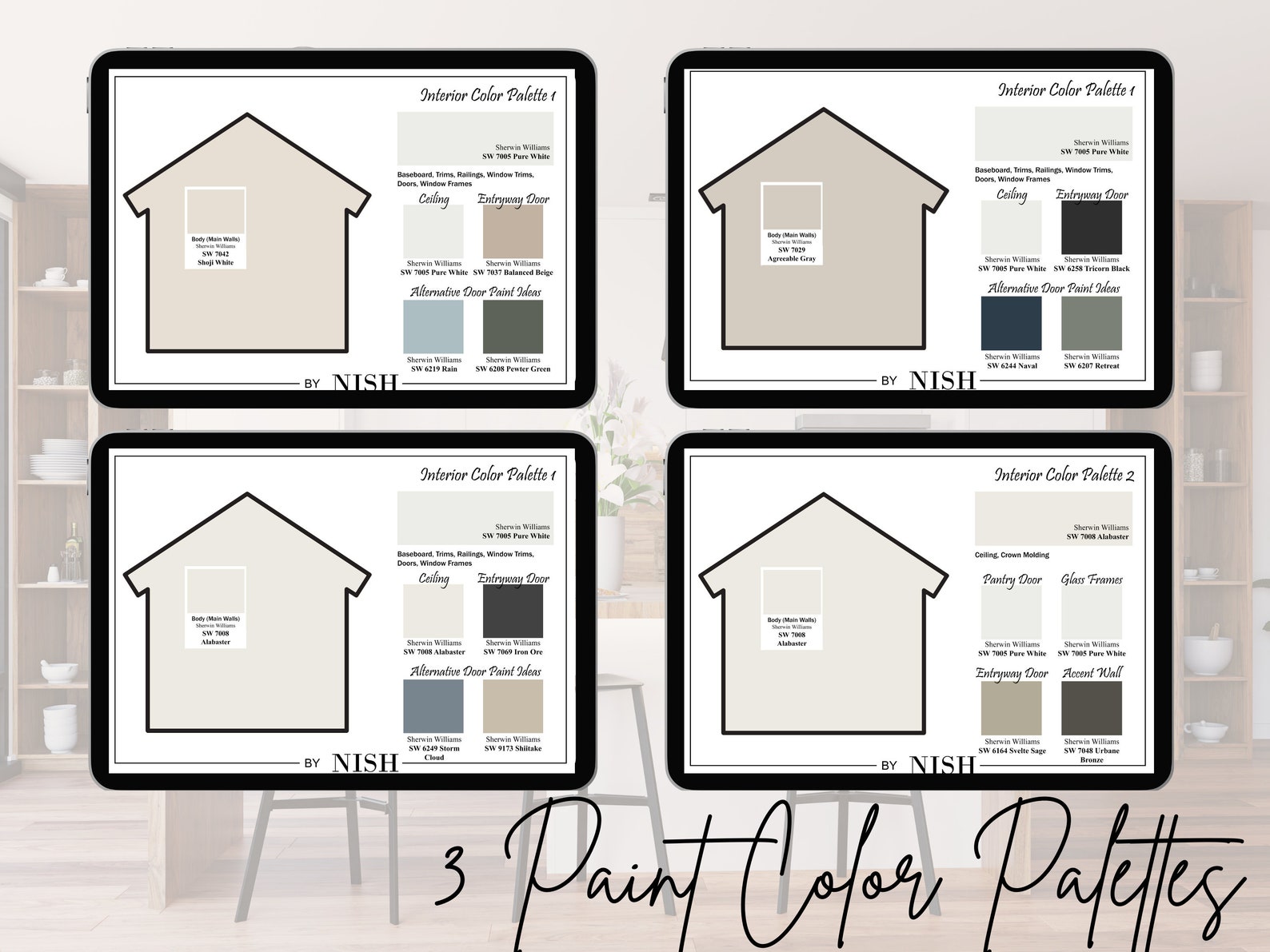 FRONT DOOR Paint Color Consultation, Custom Color Palette for the ...