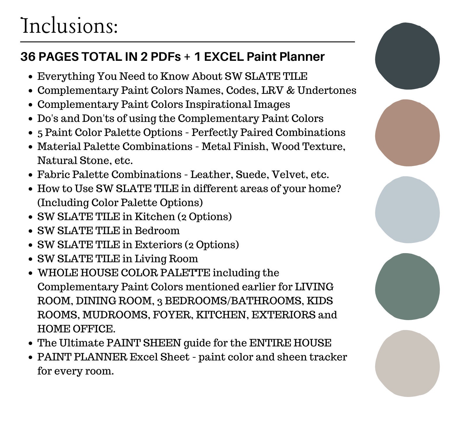 Sherwin Williams MOUNT ETNA Color Palette, Lake House Interior Design ...