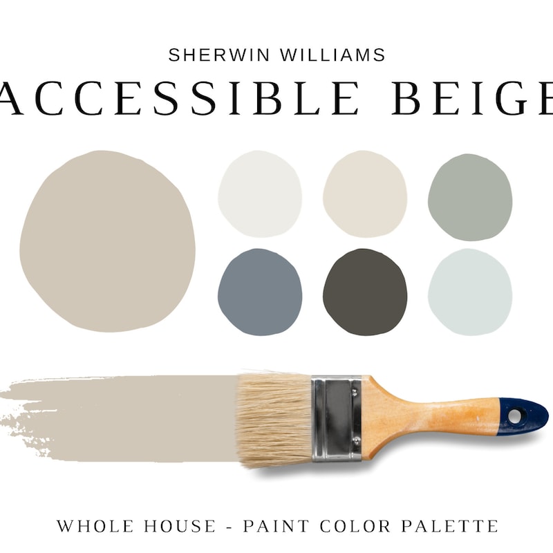 Accessible Beige Color Palette - Etsy