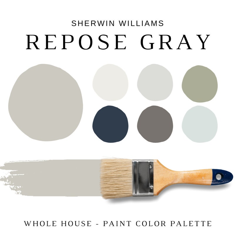 Repose Gray Paint Palette - Etsy