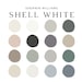 SHELL WHITE Sherwin Williams Color Palette, SW Shell White Paint ...