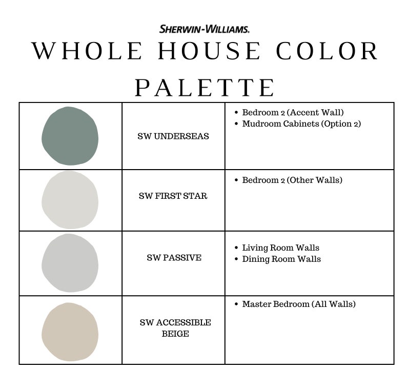 Sherwin Williams TAUPE of the MORNING Color Palette Taupe of - Etsy Sherwin Williams TAUPE of the MORNING Color Palette Taupe of - Etsy