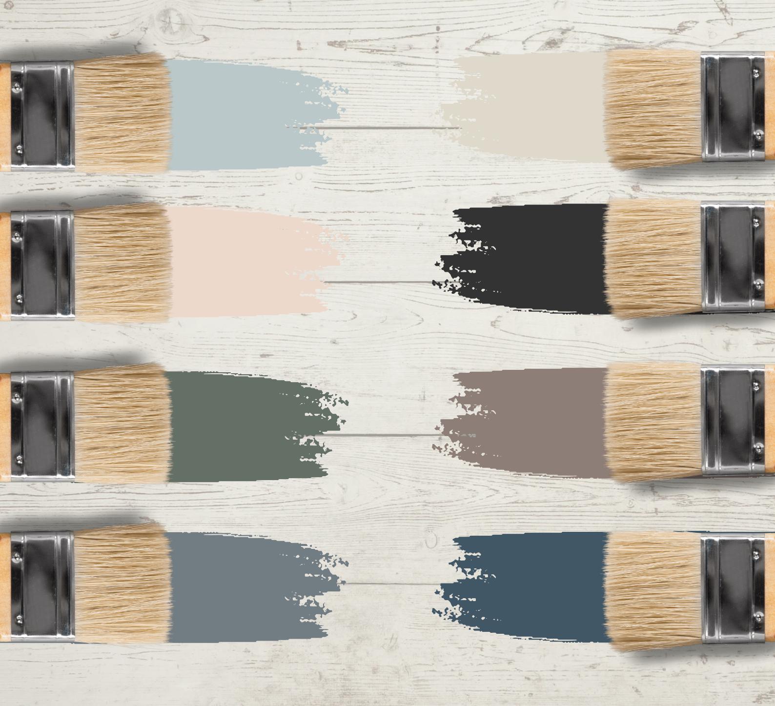 Benjamin Moore SMOKE Color Palettes, Coastal Color Scheme, Smoke ...