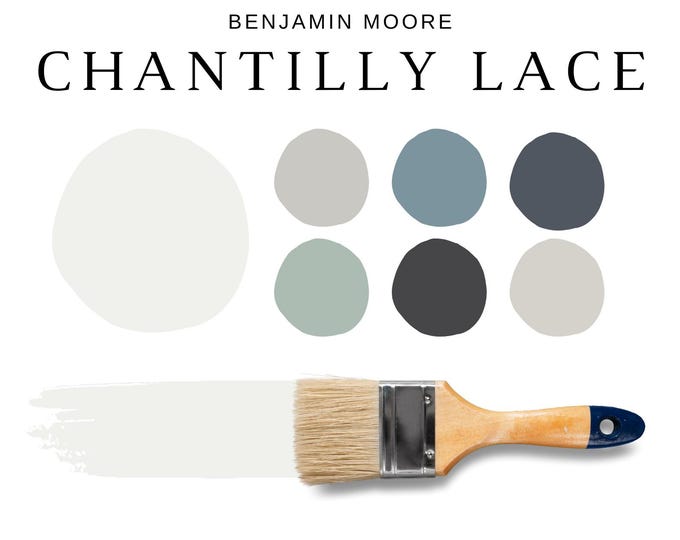 Benjamin Moore Chantilly Lace Paint Palette: 9 Coordinating Colors (PDF ...