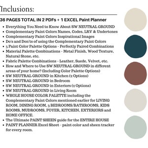 Sherwin Williams NEUTRAL GROUND Coordinating Colors, SW Neutral Paint ...