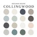 Benjamin Moore COLLINGWOOD Color Palette | Collingwood Gray ...