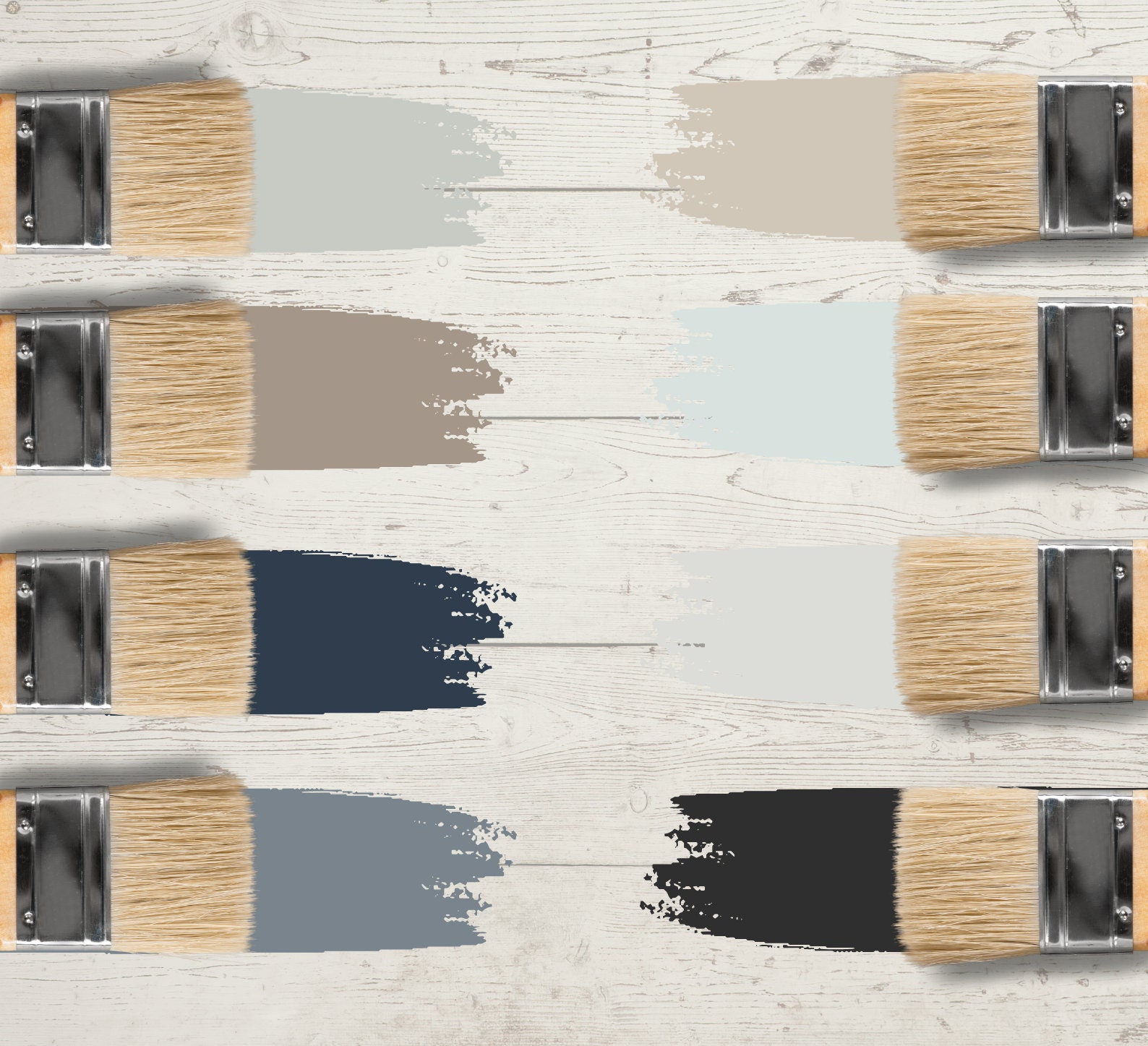 Sherwin Williams SILVER STRAND Paint Palette, Silver Strand House Paint ...
