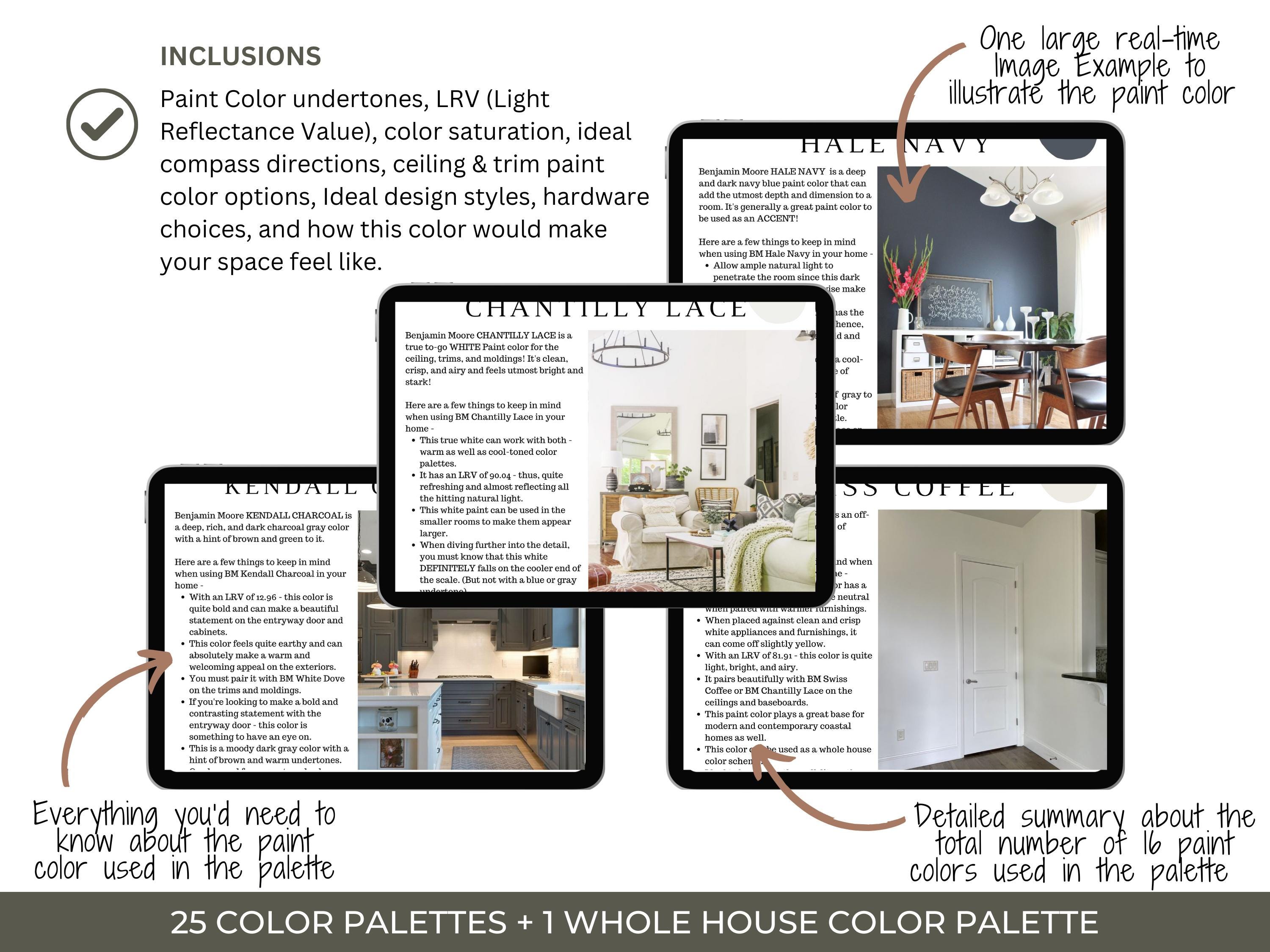 Benjamin Moore SCANDINAVIAN Color Palettes, Whole House Minimalist ...