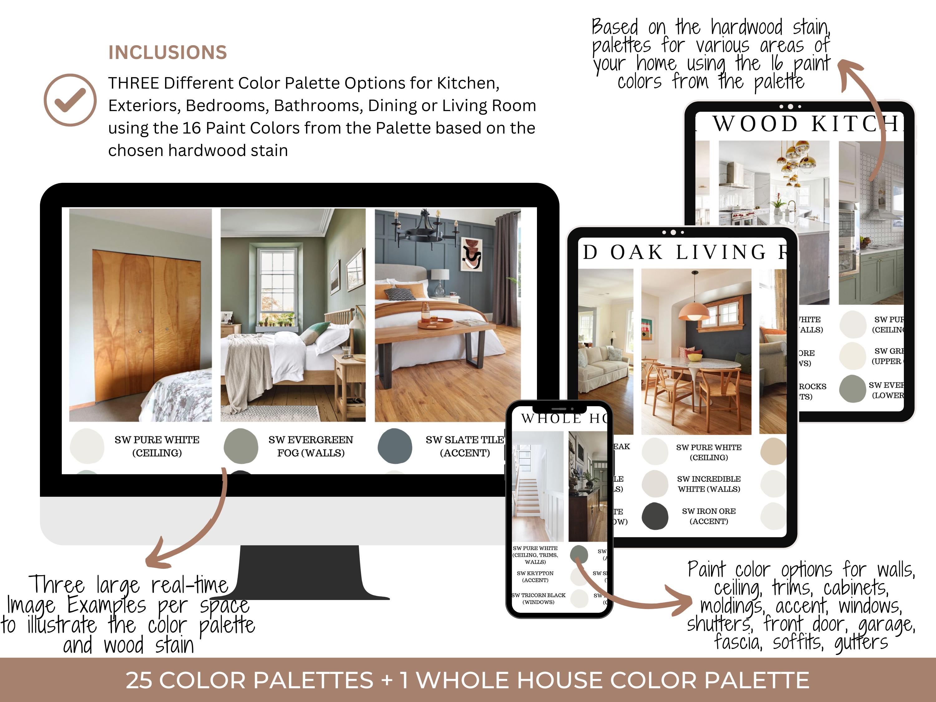 Sherwin Williams Best Neutrals for WALNUT Hardwood Floors and Cabinets ...