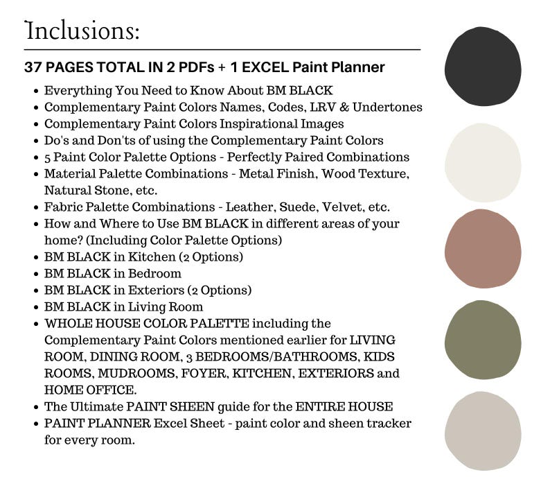 Benjamin Moore BLACK Color Palette, BM Onyx, BM Soot, Black ...