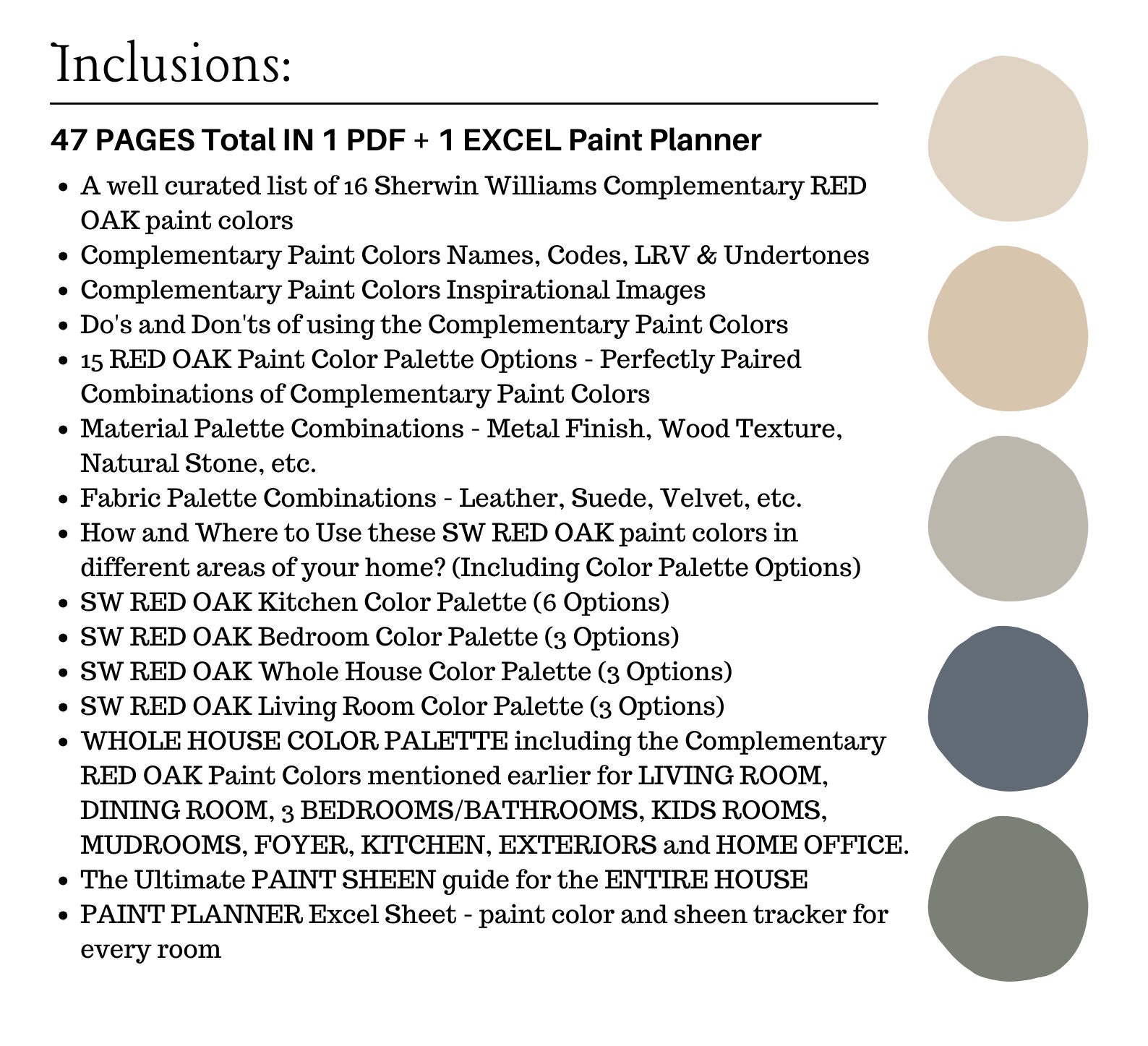 Sherwin Williams Best Neutrals for Red Oak, MAHOGANY, MAPLE, and CHERRY ...