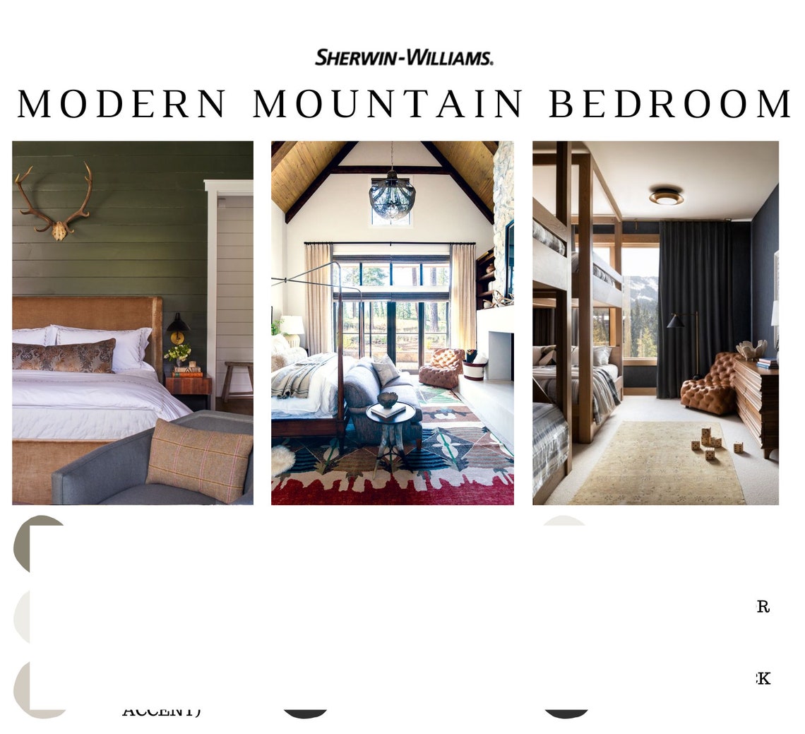 MODERN MOUNTAIN Sherwin Williams Color Palette MOUNTAIN House - Etsy