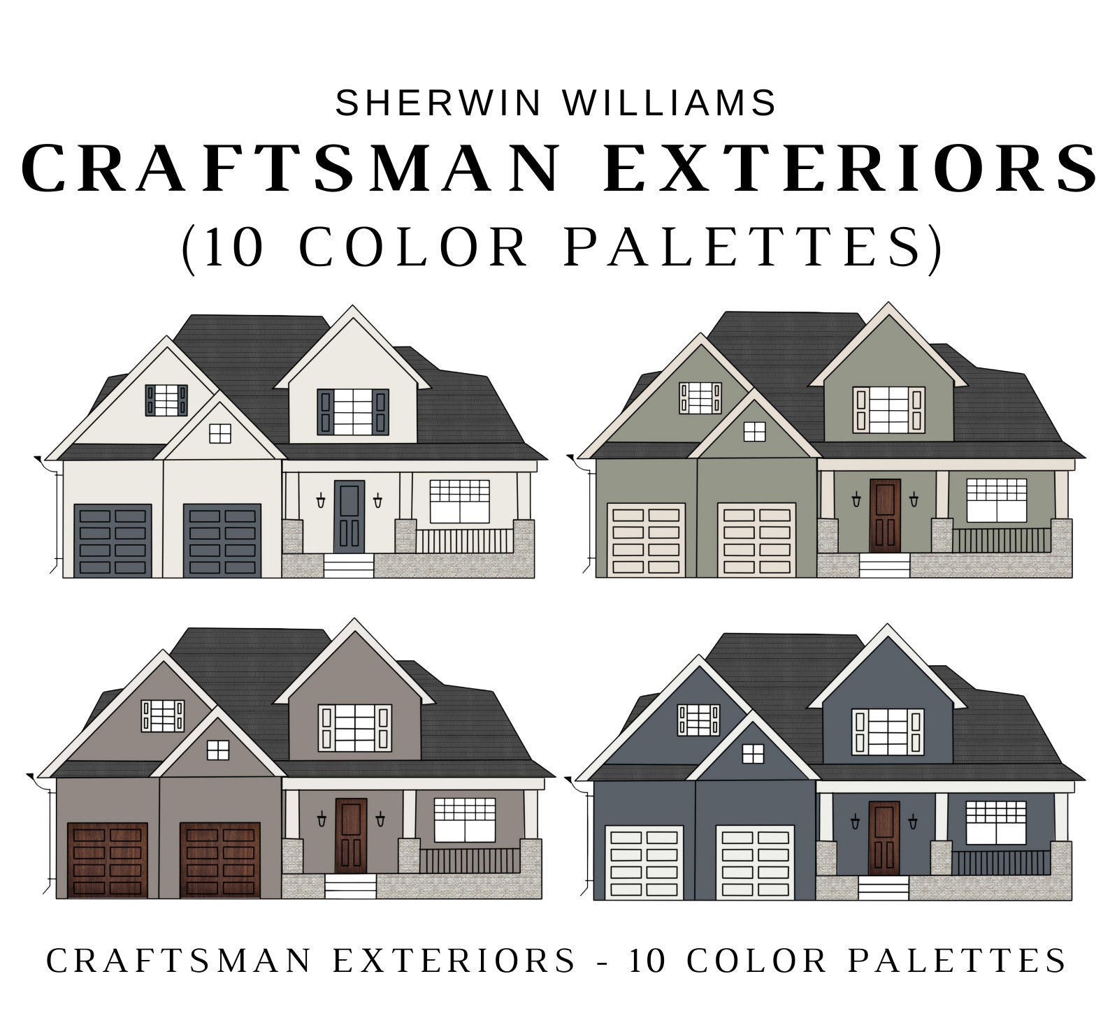 Craftsman Paint Colors Sherwin Williams